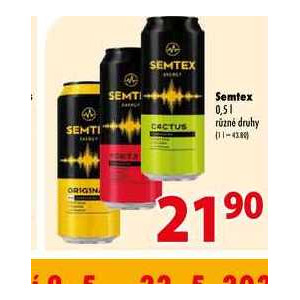 Semtex 0,5l vybrané druhy v akci | AkcniCeny.cz
