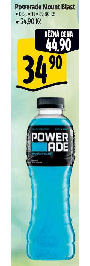 ARCHIV | Powerade Mount Blast, 0,5 l v akci platné do: 13.8.2024 ...