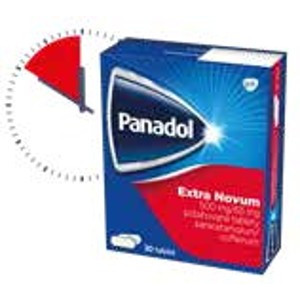 Panadol Extra Novum 500 mg/65 mg 30 potahovaných tablet v akci ...