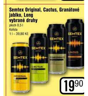 ARCHIV | Semtex Original, Cactus, Granátové jablko, Long vybrané druhy ...