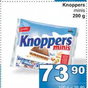 Knoppers minis 200 g v akci | AkcniCeny.cz