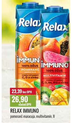 ARCHIV | RELAX IMMUNO pomeranč maracuja, multivitamin, 11 v akci platné ...