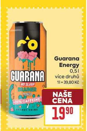 Guarana Energy 0,5l v akci | AkcniCeny.cz