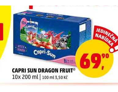 ARCHIV | Capri-Sun Dragon Fruit, 10x 200 ml v akci platné do: 18.3.2020 ...