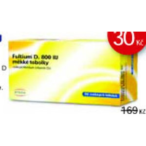 Fultium® D3 800 IU 90 měkkých tobolek v akci | AkcniCeny.cz