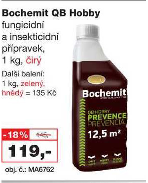 ARCHIV | Bochemit QB Hobby fungicidní a insekticidní přípravek, 1 kg ...