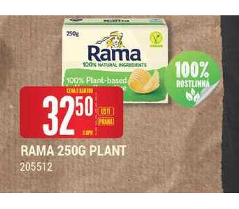 RAMA 250G PLANT v akci | AkcniCeny.cz
