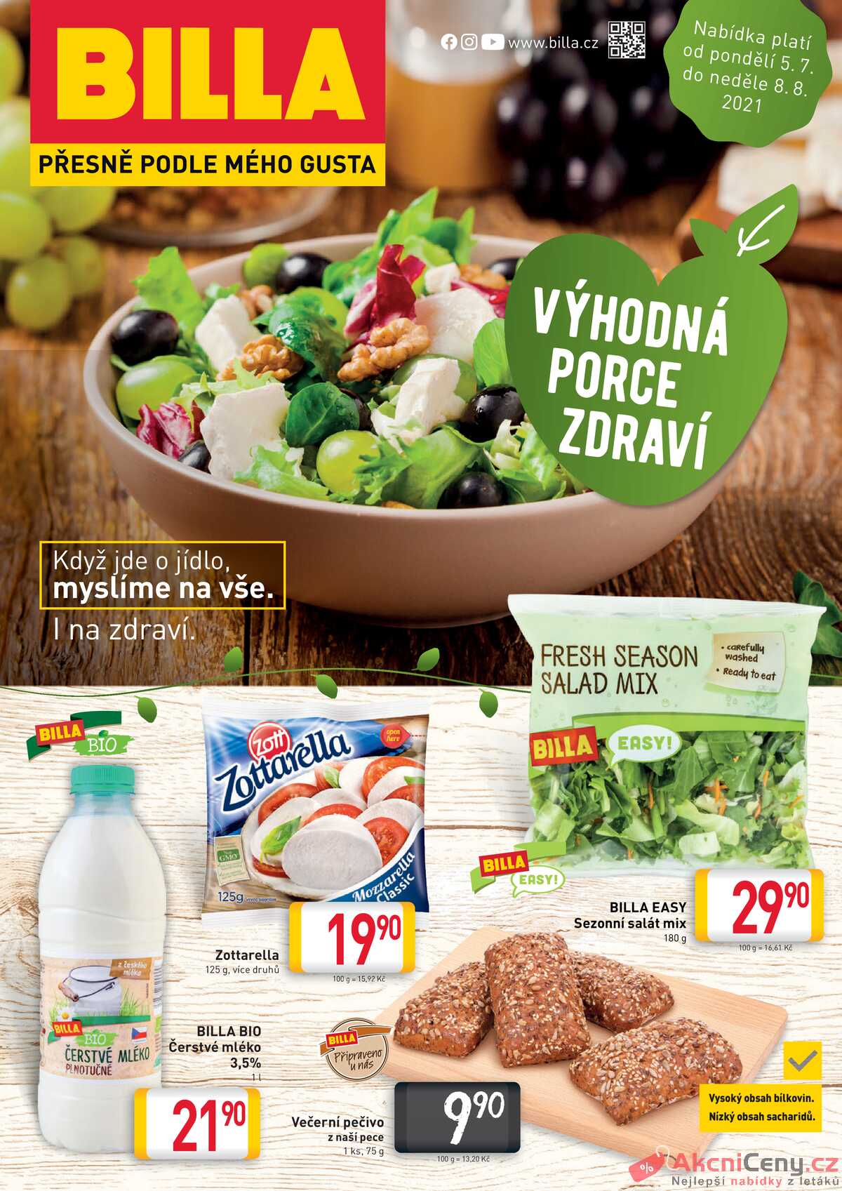 Billa katalog Zdraví od 5.7. do 8.8.2021 | iletaky.cz