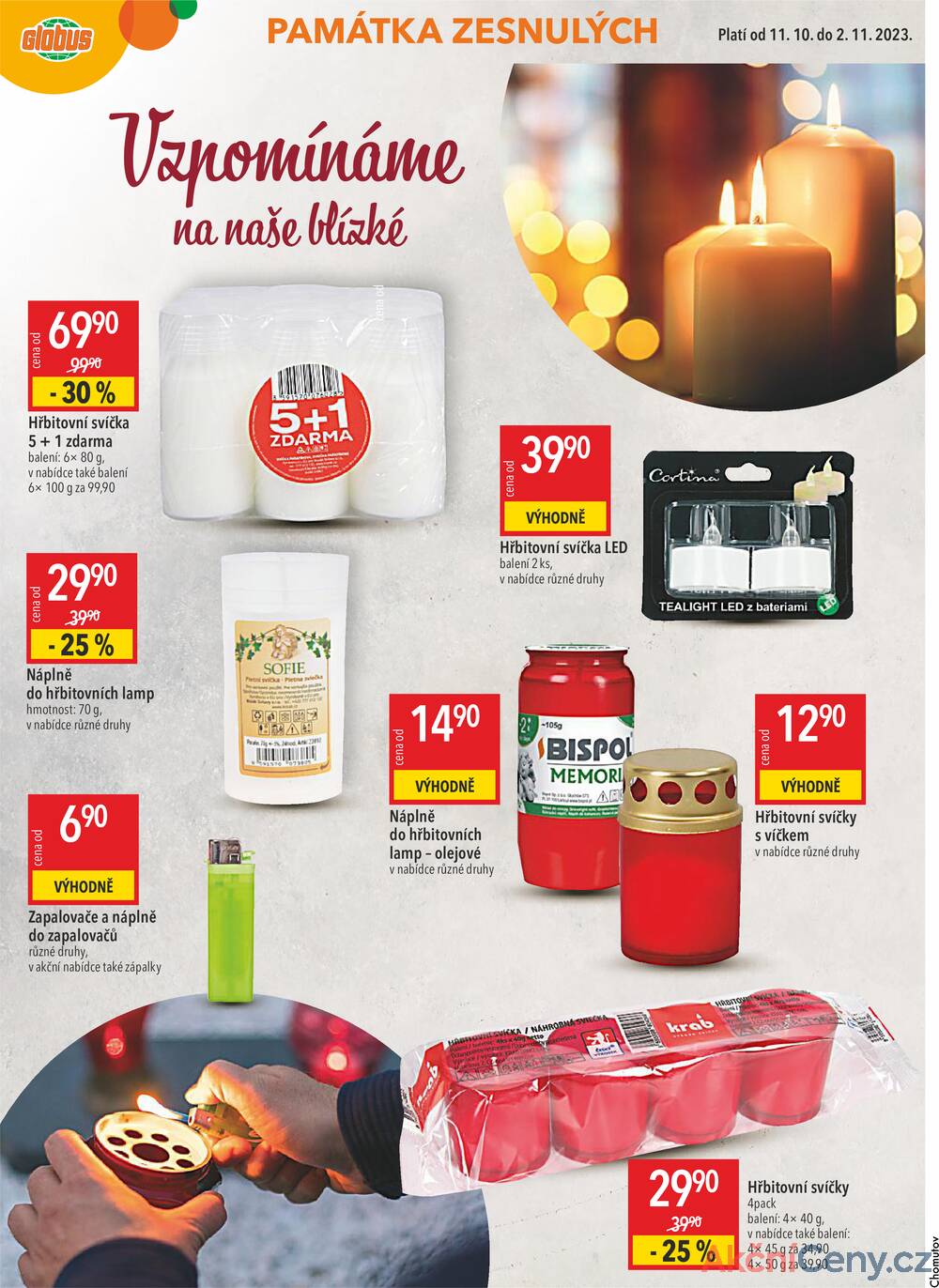 Leták Globus Chomutov L3 11.10. - 17.10. - 1.strana | AkcniCeny.cz
