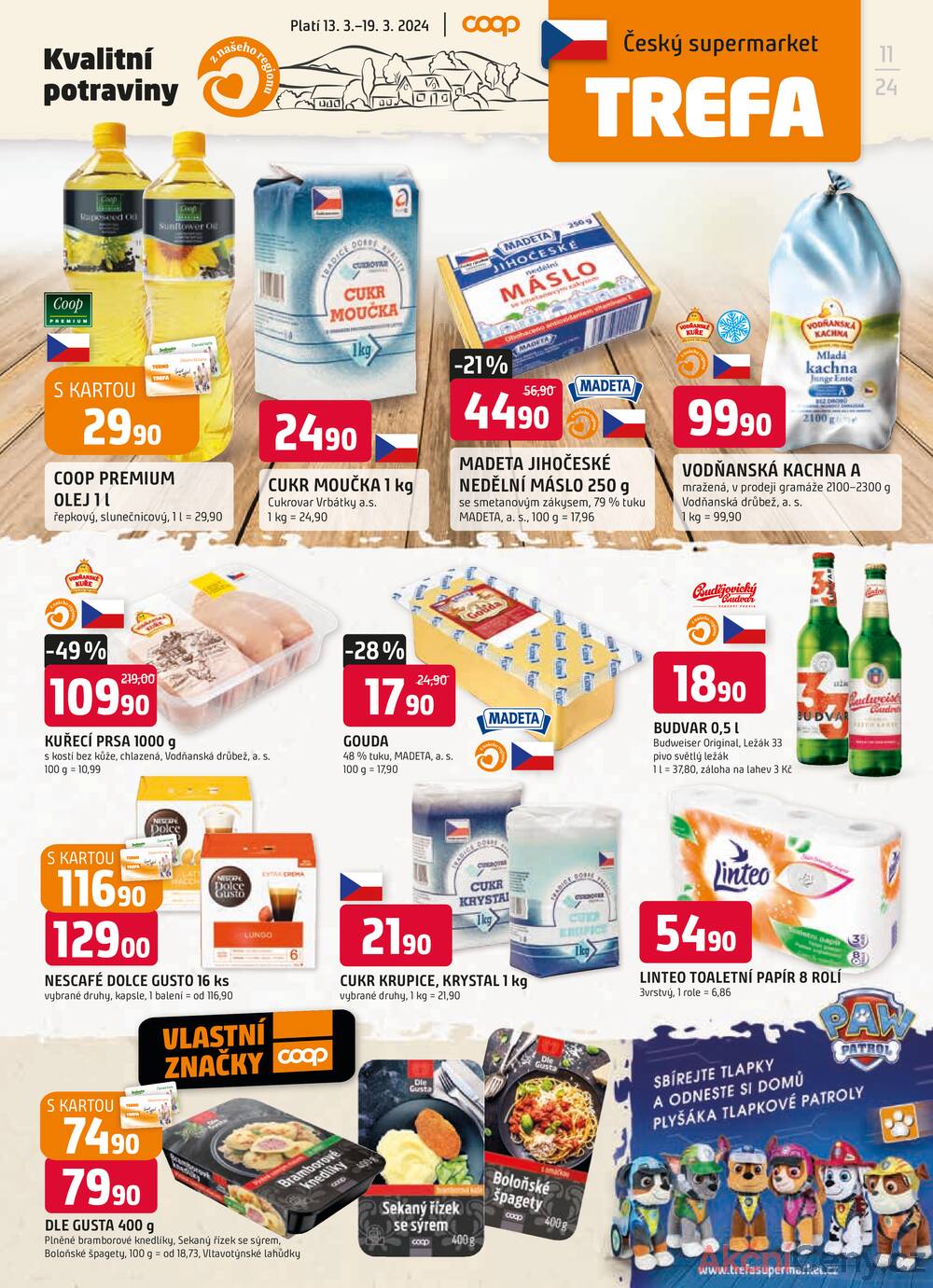 Leták Trefa od 13.3. do 19.3.2024 - 1.strana | AkcniCeny.cz