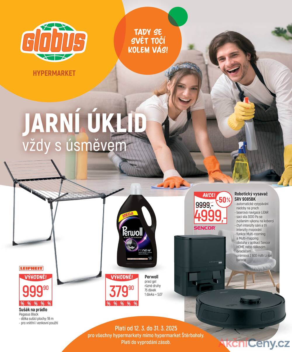 Leták Akční leták Globus 12.3. - 31.3.2025 - Globus Trmice u Ústí nad ...