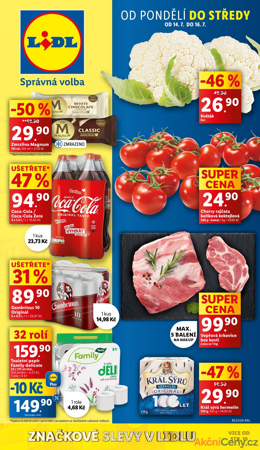 Leták Lidl od 14.7. do 20.7.2025 - 1.strana | AkcniCeny.cz