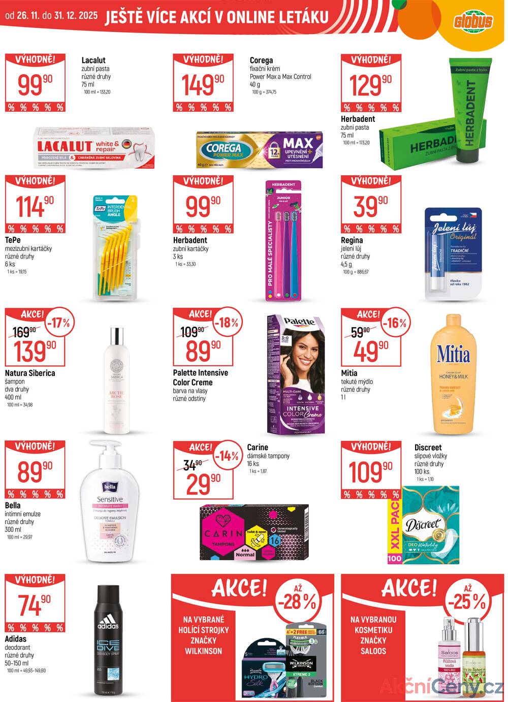 Leták Akční leták Globus 27.12. - 31.12.2025 - Globus Opava - 15.strana ...