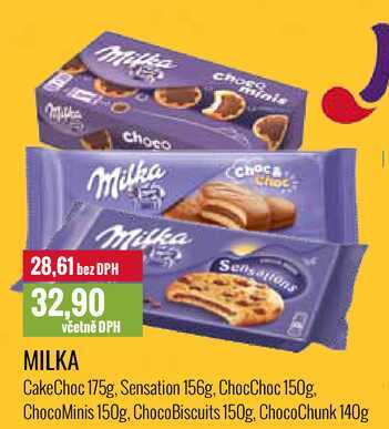 MILKA CakeChoc 175g, Sensation 156g, ChocChoc 150g. Choco Minis 150g ...