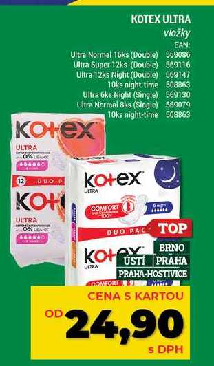 ARCHIV | KOTEX ULTRA v akci platné do: 30.11.2021 | AkcniCeny.cz