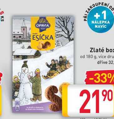 Opavia Zlaté esička 180g v akci | AkcniCeny.cz