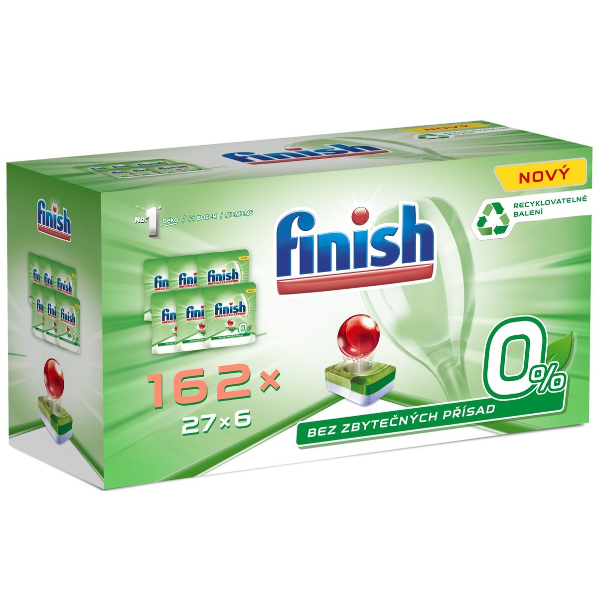 Finish Tablety do myčky nádobí 0 % GIGAPACK v akci | AkcniCeny.cz