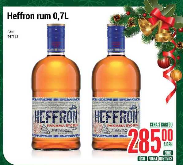 ARCHIV | Heffron rum 0,7L v akci platné do: 11.1.2022 | AkcniCeny.cz