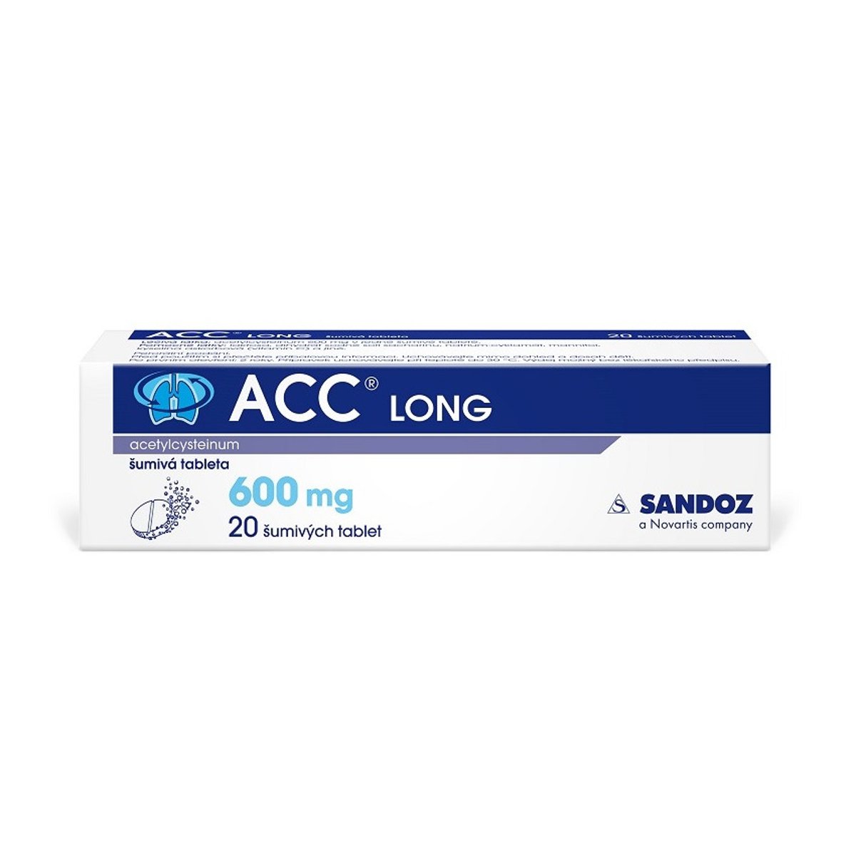 ACC LONG 600MG šumivá tableta 20 v akci | AkcniCeny.cz