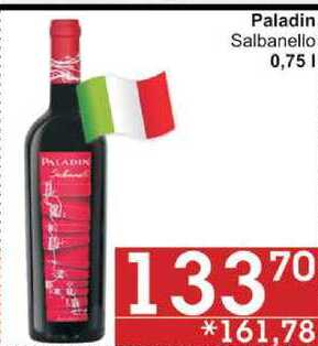 Paladin Salbanello, 0,75 l v akci | AkcniCeny.cz