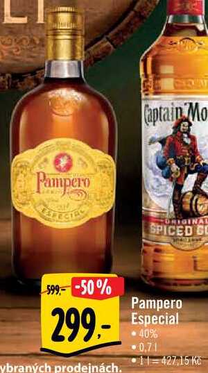 Pampero Especial, 0,7 l v akci | AkcniCeny.cz