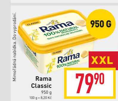 Rama Classic 950 g v akci | AkcniCeny.cz