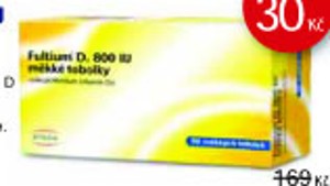 Fultium® D3 800 IU 90 měkkých tobolek v akci | AkcniCeny.cz