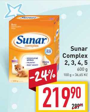 ARCHIV | Sunar Complex 2, 3, 4, 5 600g v akci platné do: 22.3.2022 ...