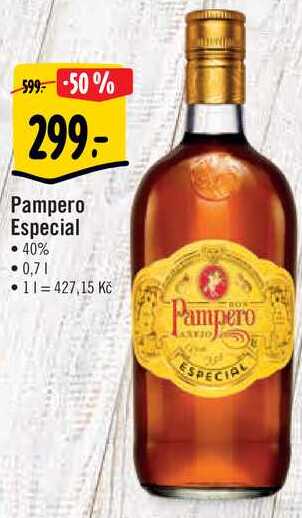 ARCHIV | Pampero Especial 40%, 0,7 l v akci platné do: 5.4.2022 ...