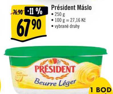 Máslo - Největší slevy