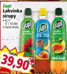 ARCHIV | JUPI SIRUP ICE TEA, 0,7 l v akci platné do: 31.12.2021 ...