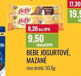 Opavia Bebe Jogurtové 50 - 50,6g v akci | AkcniCeny.cz
