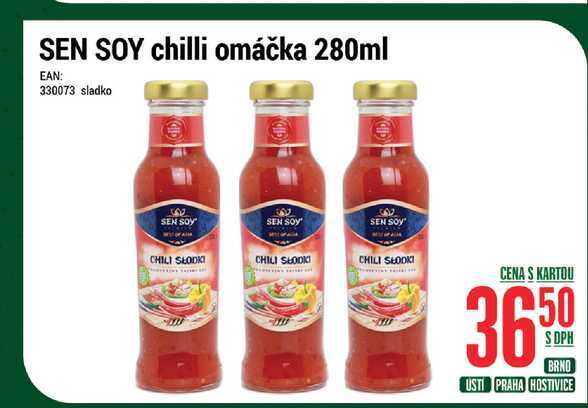 SEN SOY chilli omáčka 280 ml v akci | AkcniCeny.cz