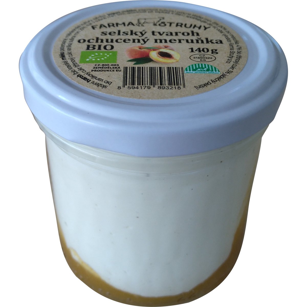 Farma Struhy BIO Selský tvaroh ochucený meruňka v akci | AkcniCeny.cz