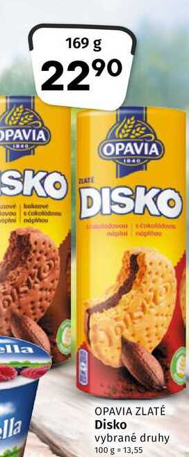Opavia Disko Sušenky 169 g v akci | AkcniCeny.cz