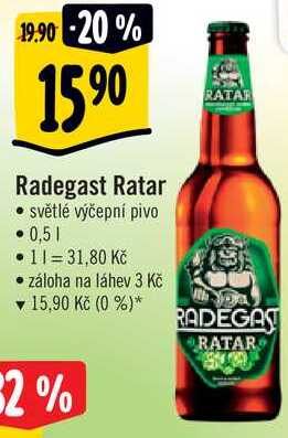 ARCHIV | Radegast Rázná 10 plech v akci platné do: 22.5.2022 | AkcniCeny.cz