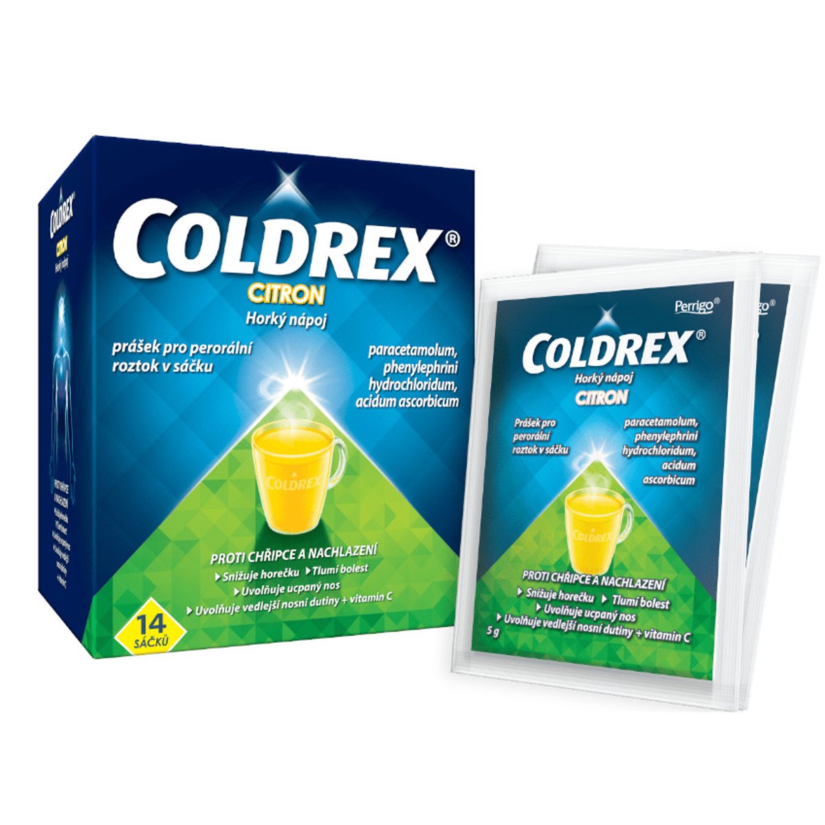 COLDREX MAXGRIP CITRON 1000MG/10MG/40MG Prášek pro perorální roztok v ...