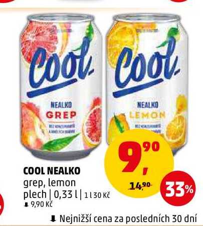 ARCHIV | Cool Grep nealko 1,5l, PET v akci platné do: 20.8.2023 ...