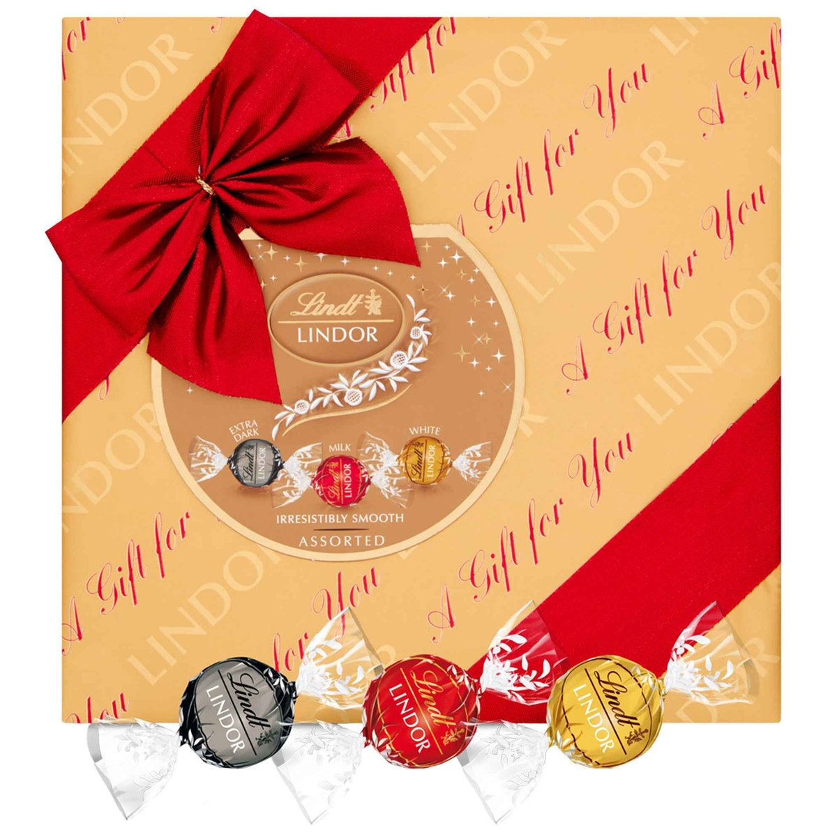 Lindt LINDOR Vánoční plechovka Mix čokolád v akci | AkcniCeny.cz