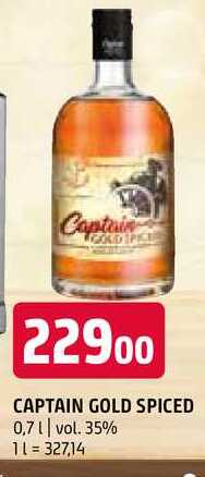 ARCHIV | Captain Morgan Spiced Gold + reproduktor, 0,7 l v akci platné ...