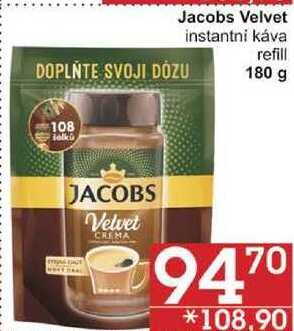 Jacobs Velvet instantní káva 200g v akci | AkcniCeny.cz