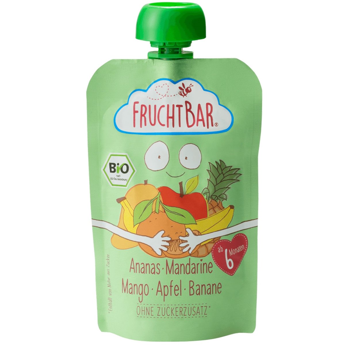 FruchtBar BIO Ovesné sušenky s jablkem a dýňovými semínky v akci ...