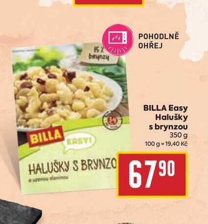 ARCHIV | BILLA Easy Vepřové výpečky se špenátem 450 g v akci platné do ...