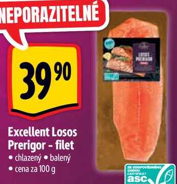 Losos filet s kůží cena za 100 g v akci | AkcniCeny.cz